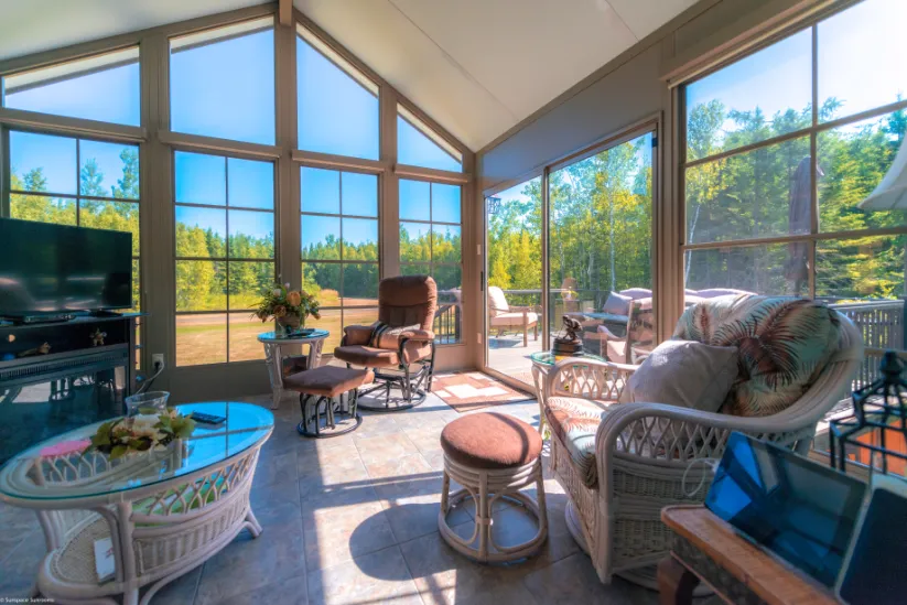 Sunroom Model 200 Weathermaster Vinyl Sunrooms - Trenkle Construction